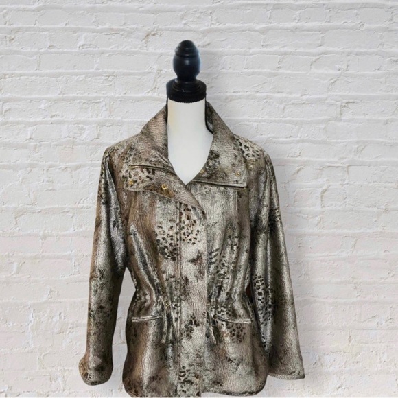 Joan Boyce | Jackets & Coats | Nwt Joan Boyce Abstract Animal Print ...